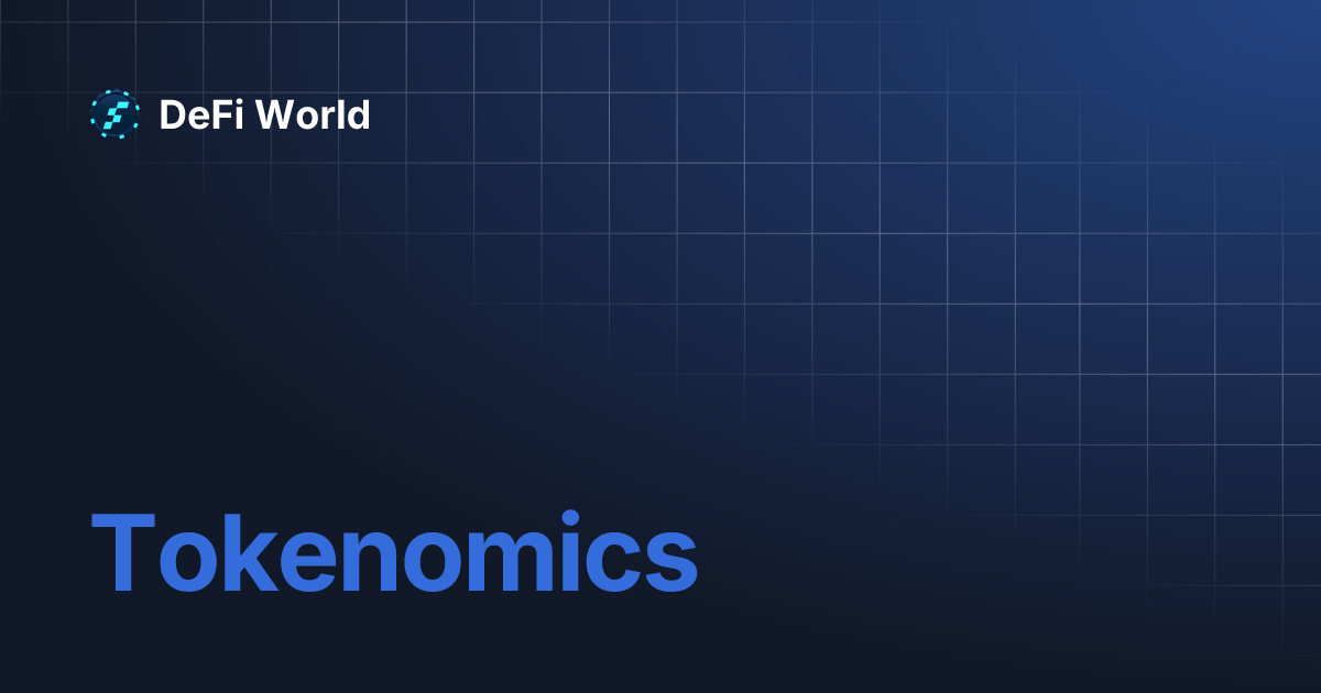 Tokenomics | DeFi World